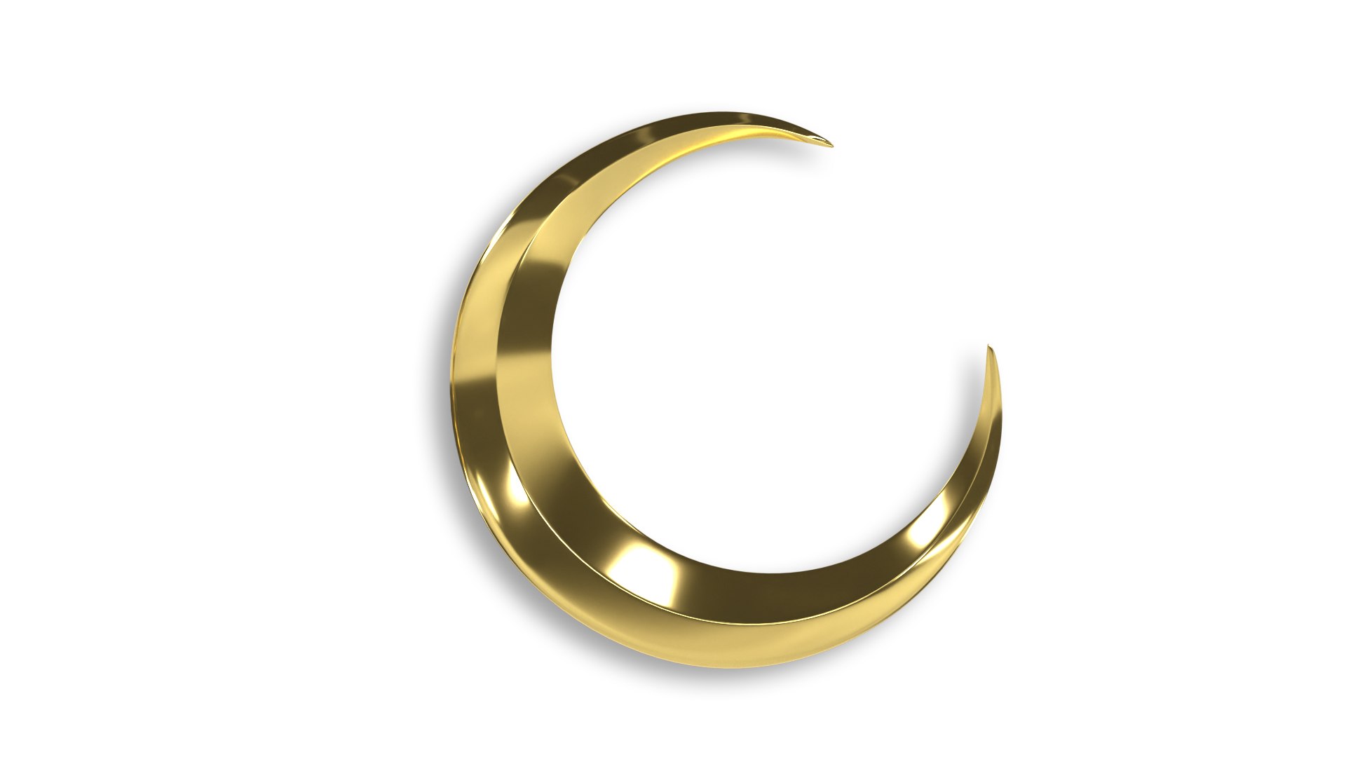 Crescent Moon Model 2019 Model - TurboSquid 1886435