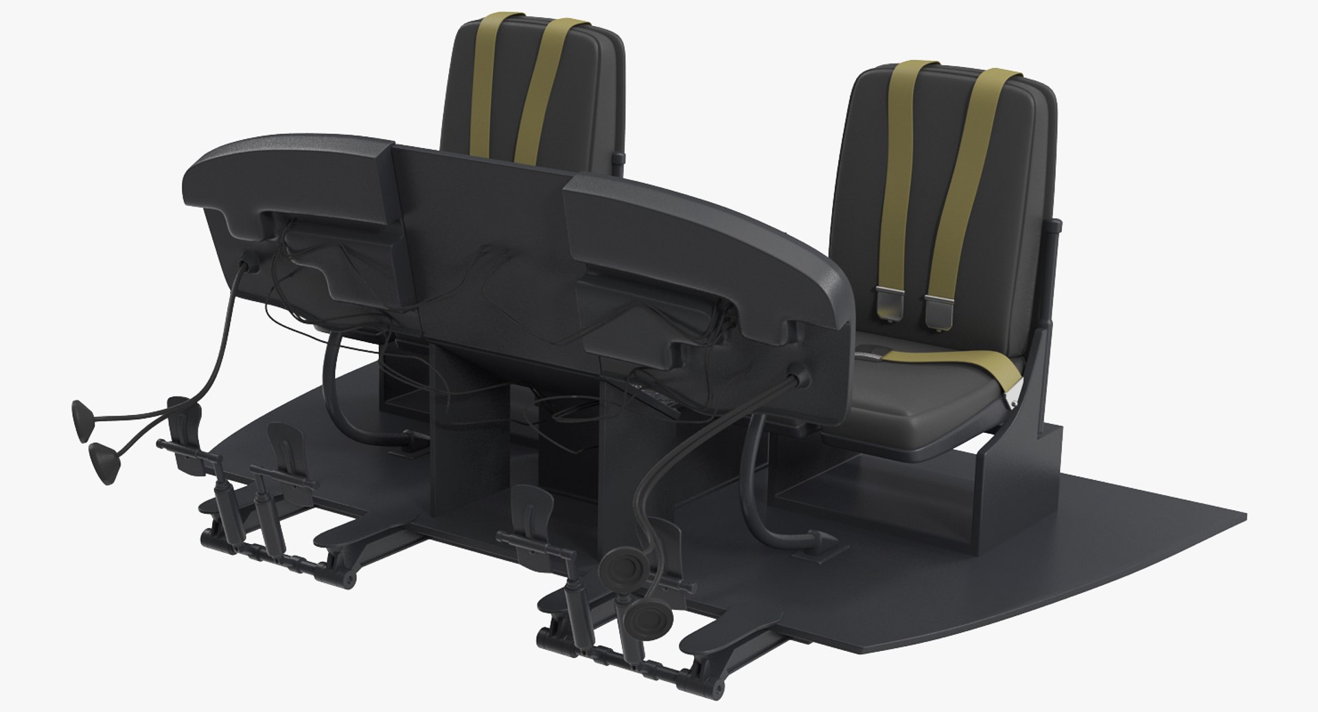 Heavy Helicopter Cockpit 3D - TurboSquid 1215668