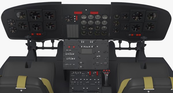 Heavy helicopter cockpit 3D - TurboSquid 1215668