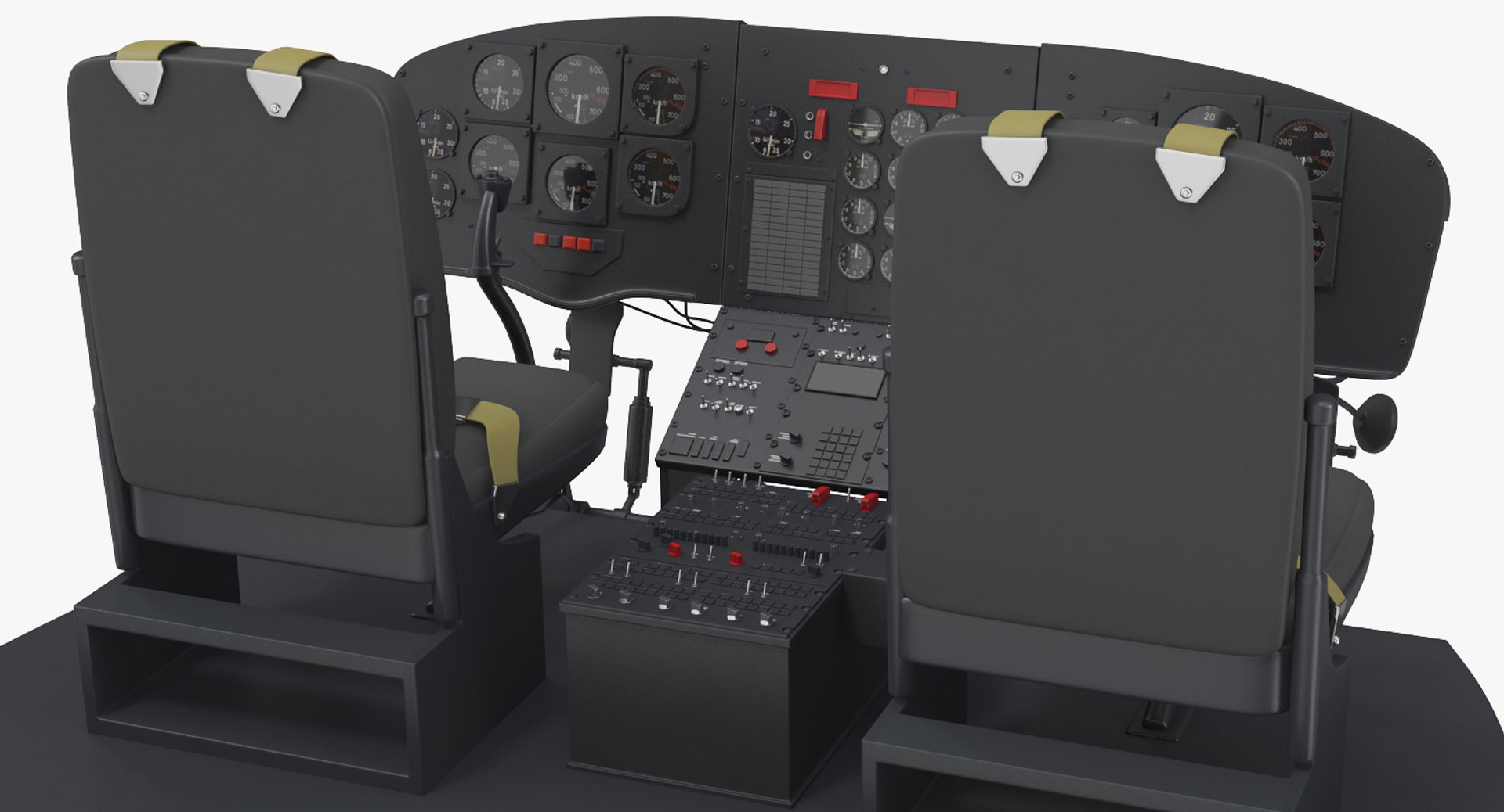 Heavy Helicopter Cockpit 3D - TurboSquid 1215668