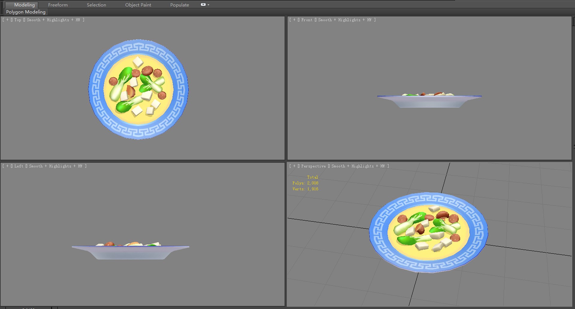 3D Model Food Soup - TurboSquid 1695871
