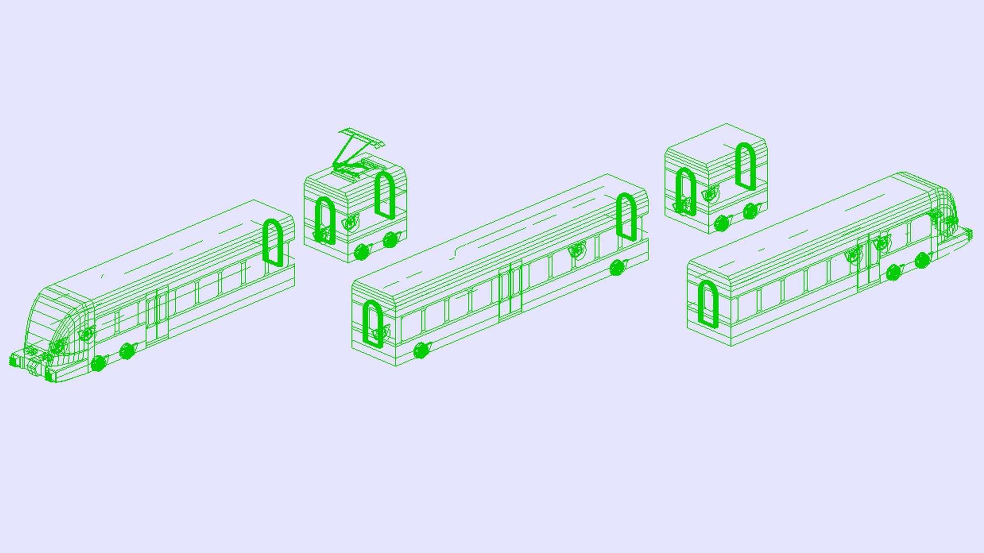3D gtw 2-6, 2-8 passenger train class 646 model - TurboSquid 1714717