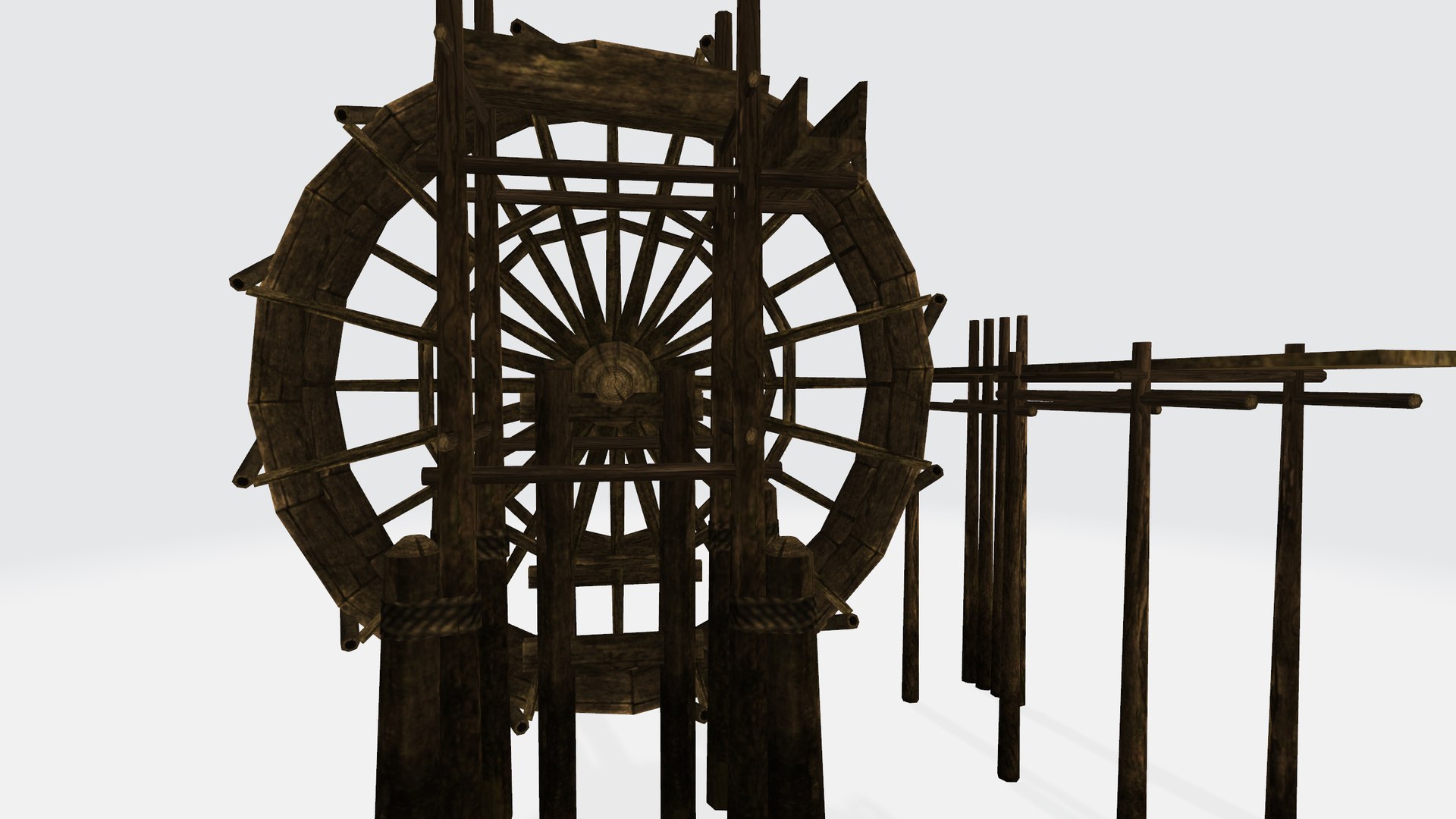 Free 3D Waterwheel Water - TurboSquid 1518379