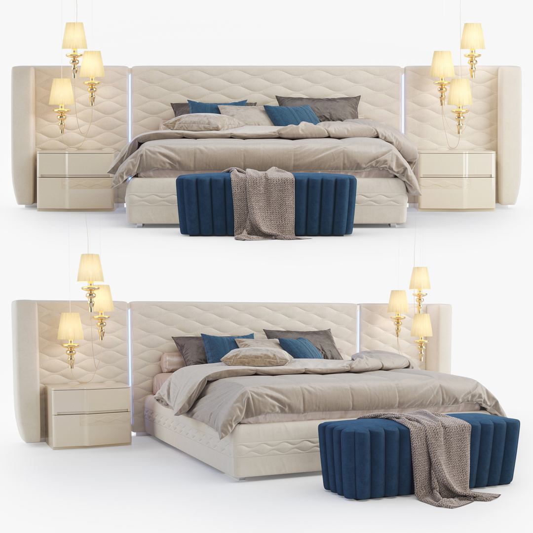 3D dall agnese chanel bedroom model - TurboSquid 1309441
