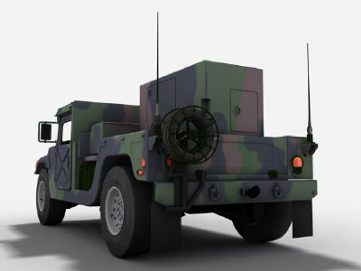 Army Hummer Generator Obj