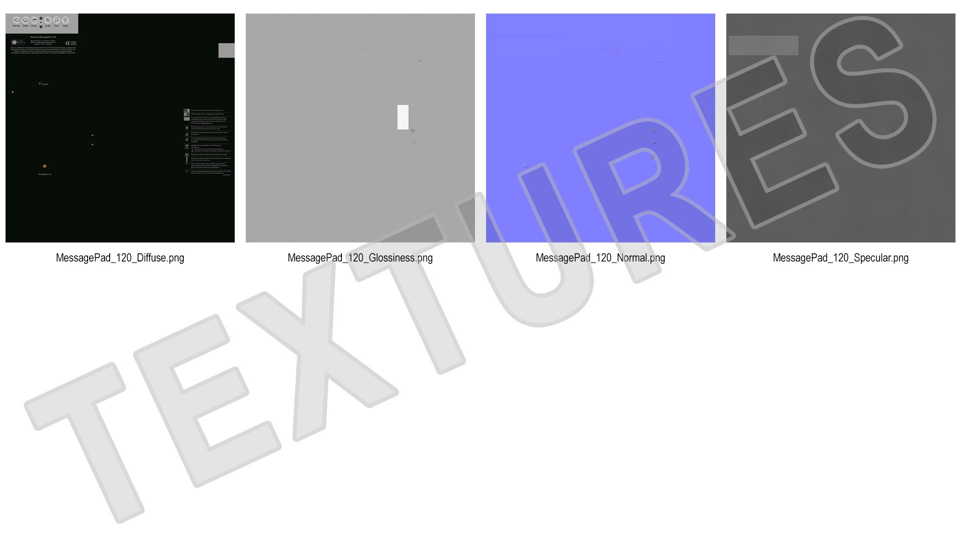 3D Model Apple Newton MessagePad 120 - TurboSquid 2203979