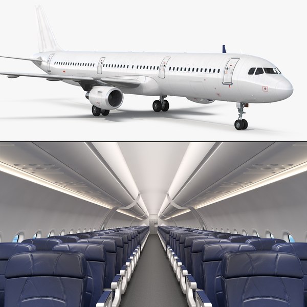 modelo 3d Airbus A321 con interior y puertas - TurboSquid 2376671