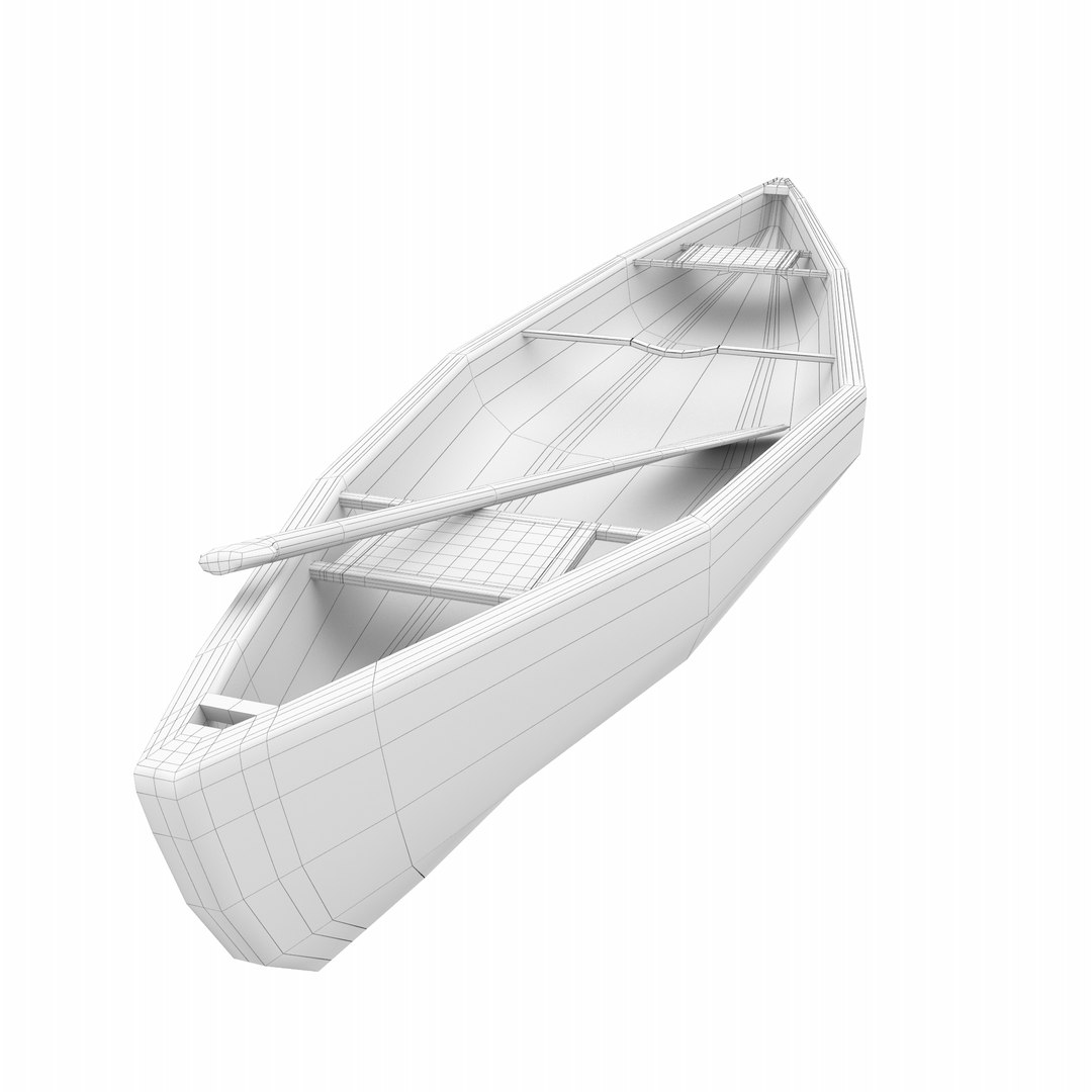 Canoe 3D Model - TurboSquid 1771913
