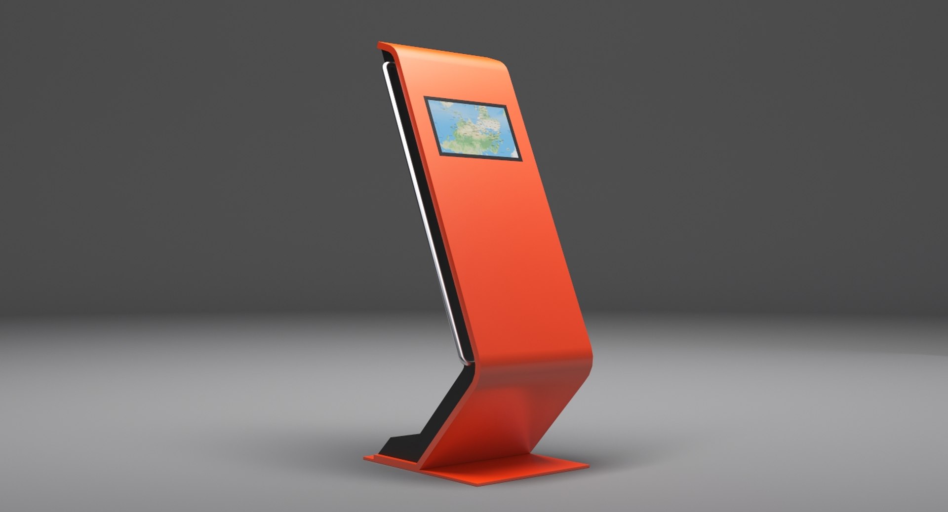 3D Kiosk Info - TurboSquid 1289805
