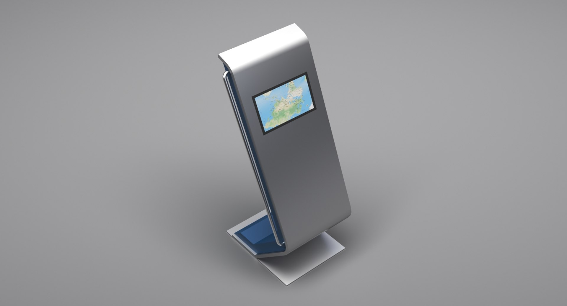 3D Kiosk Info - TurboSquid 1289805
