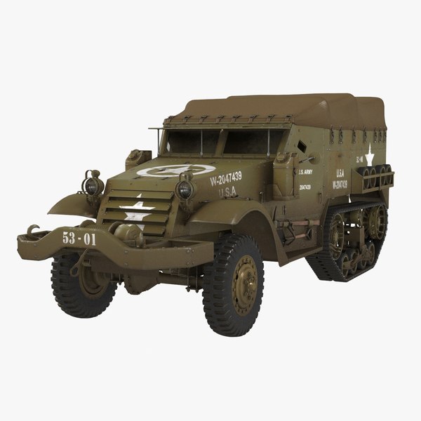 3D military vehicle tracks model - TurboSquid 1480197