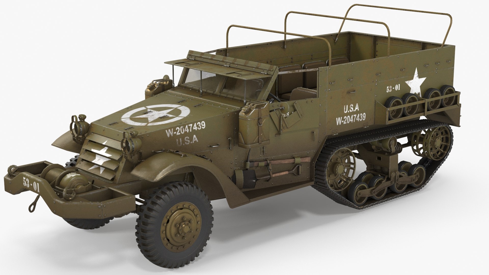 3D Military Vehicle Tracks Model - TurboSquid 1480197