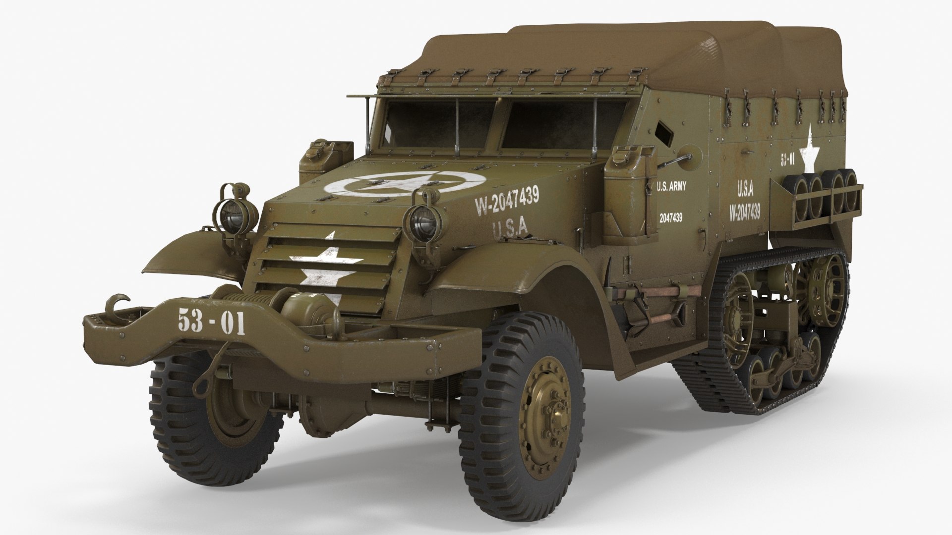 3D Military Vehicle Tracks Model - TurboSquid 1480197