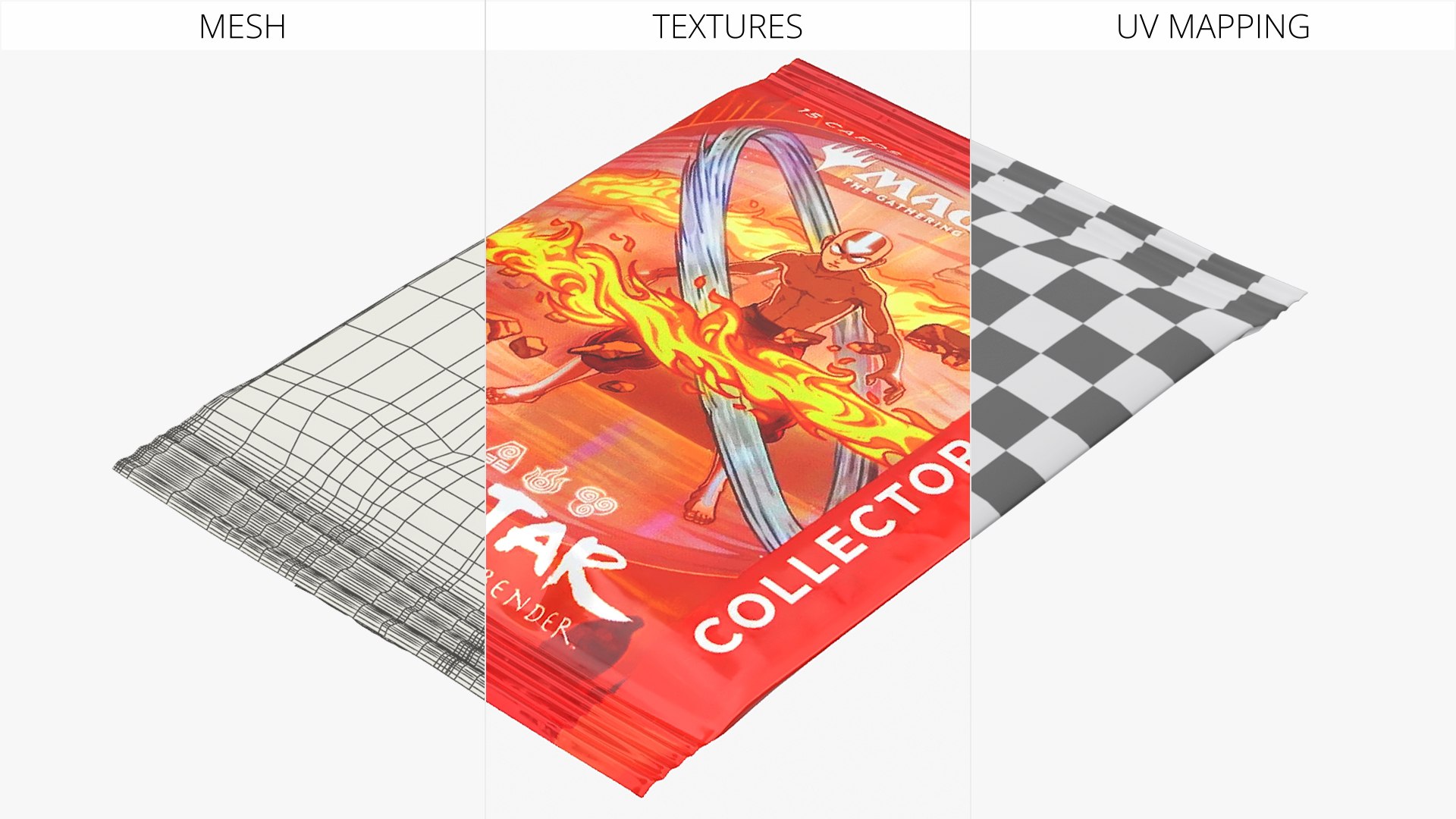 3D Magic The Gathering Avatar Collector Booster Pack - TurboSquid 2509044