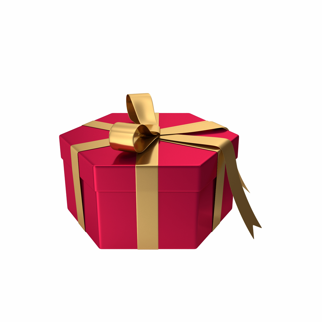 Gift Box With Ribbon 3D Model - TurboSquid 2029568