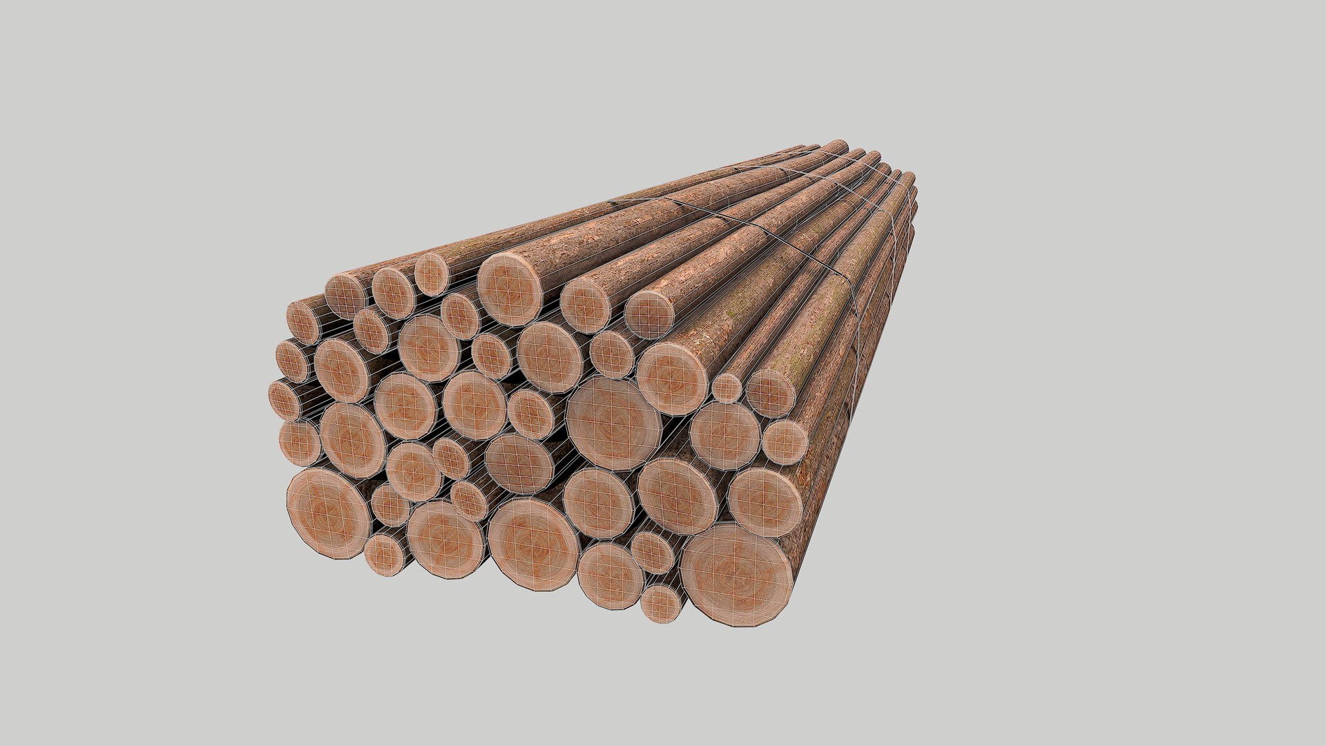 3D Wood Logs V3 With PBR 4K 8K - TurboSquid 1730976