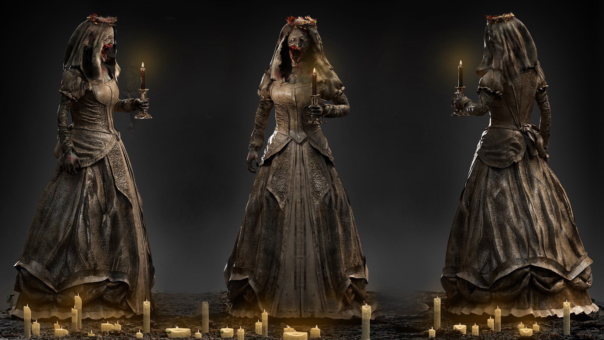 Horror Bride Model - TurboSquid 2400793