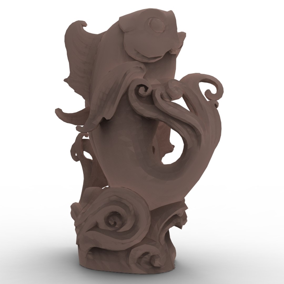 3d Balinesian Fish Sculpture