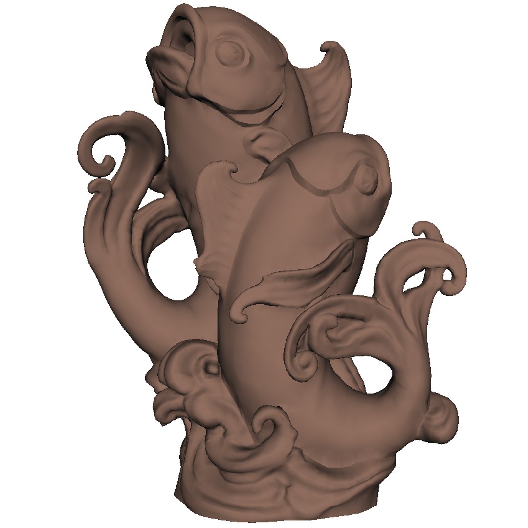 3d Balinesian Fish Sculpture