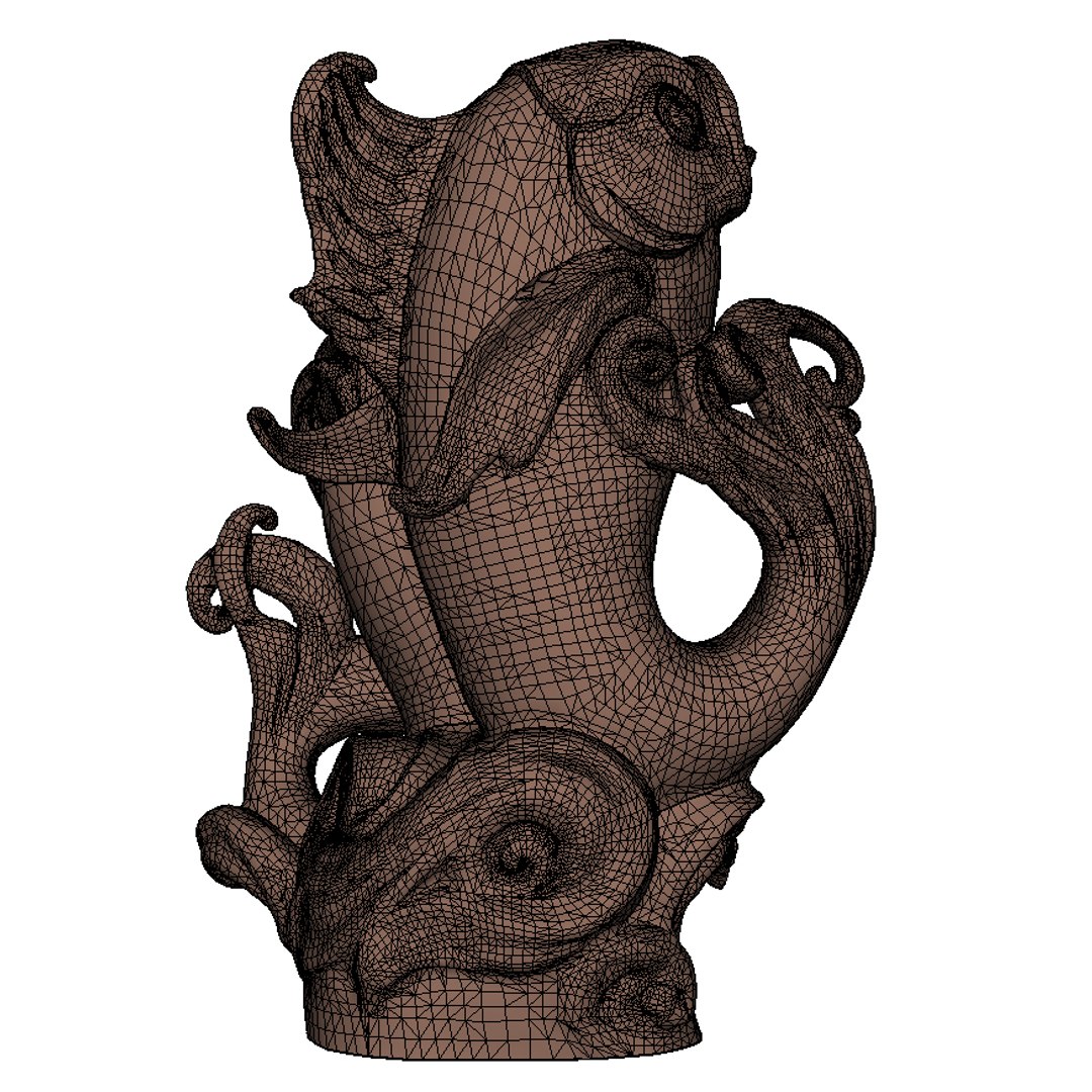 3d Balinesian Fish Sculpture
