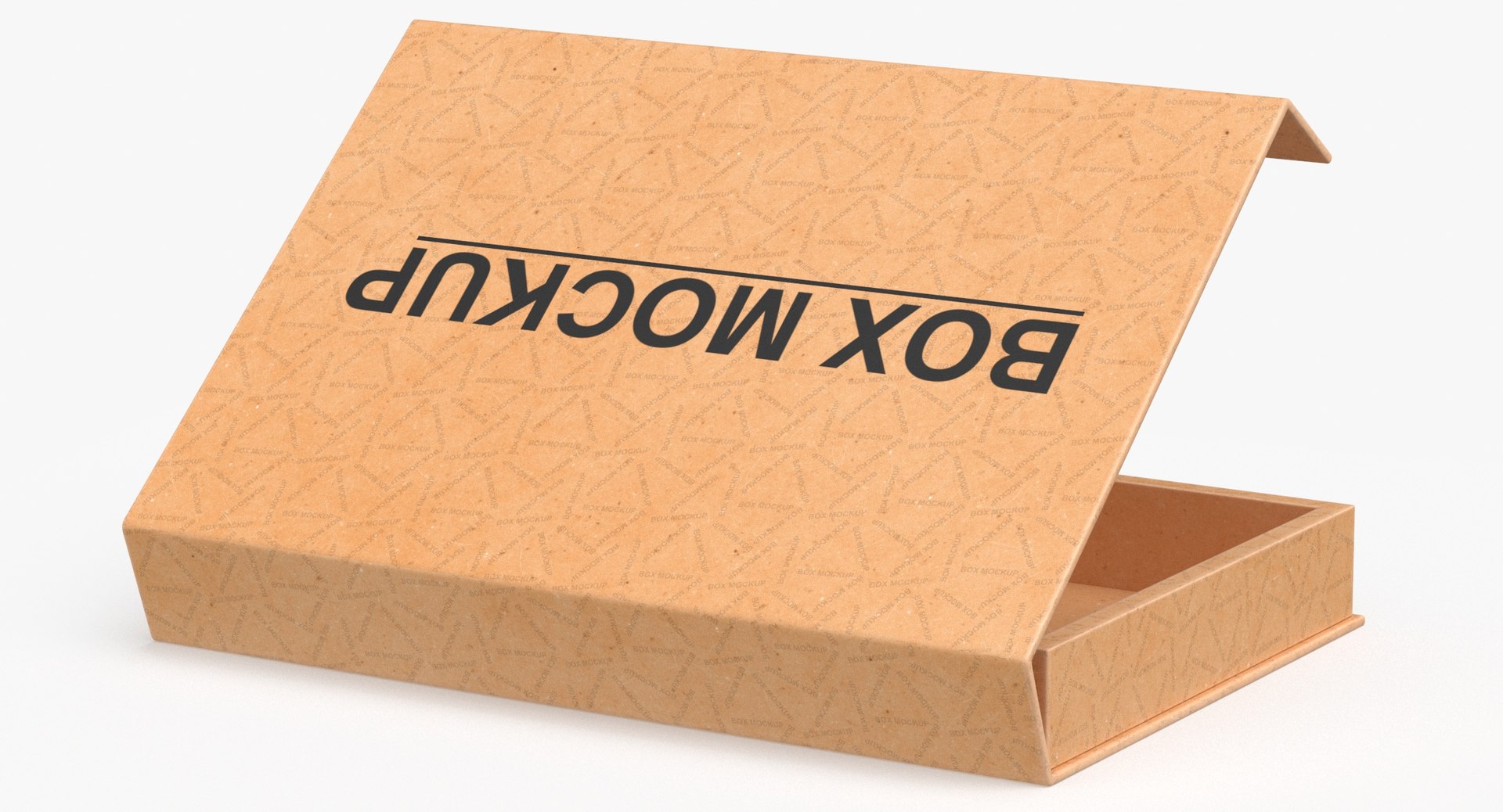 Spine Box Packaging Type 04 Different Poses Blank And Generic 3D Model ...