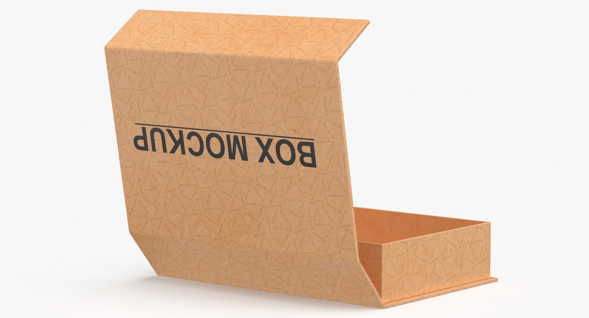 Spine Box Packaging Type 04 Different Poses Blank And Generic 3D Model ...