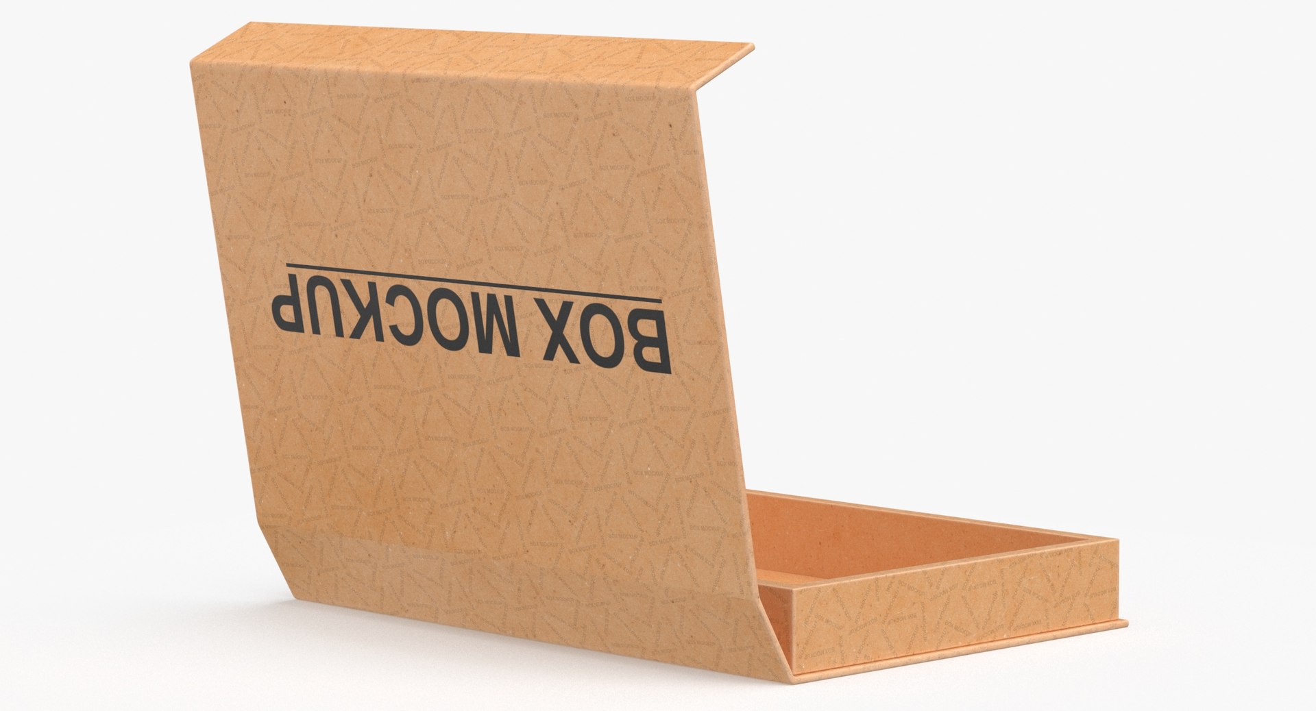 Spine Box Packaging Type 04 Different Poses Blank And Generic 3D Model ...