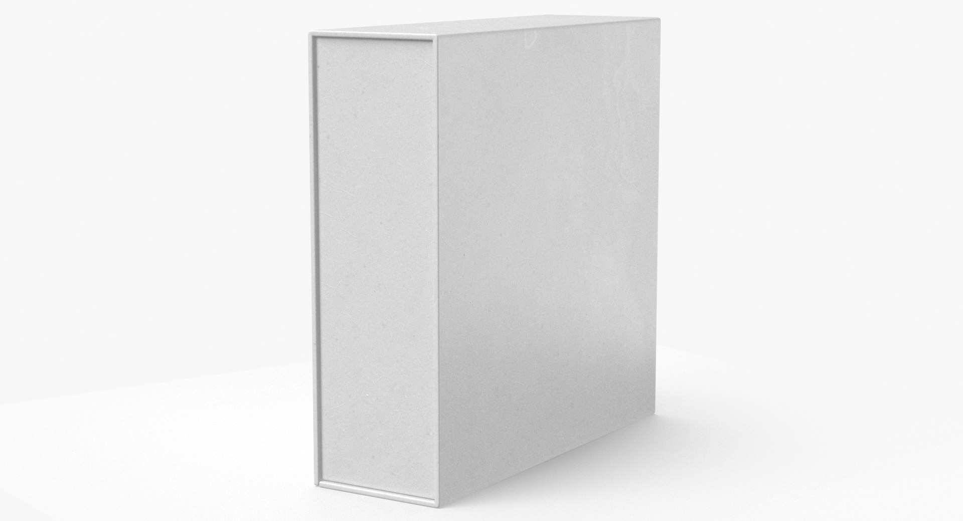 Spine Box Packaging Type 04 Different Poses Blank And Generic 3D Model ...