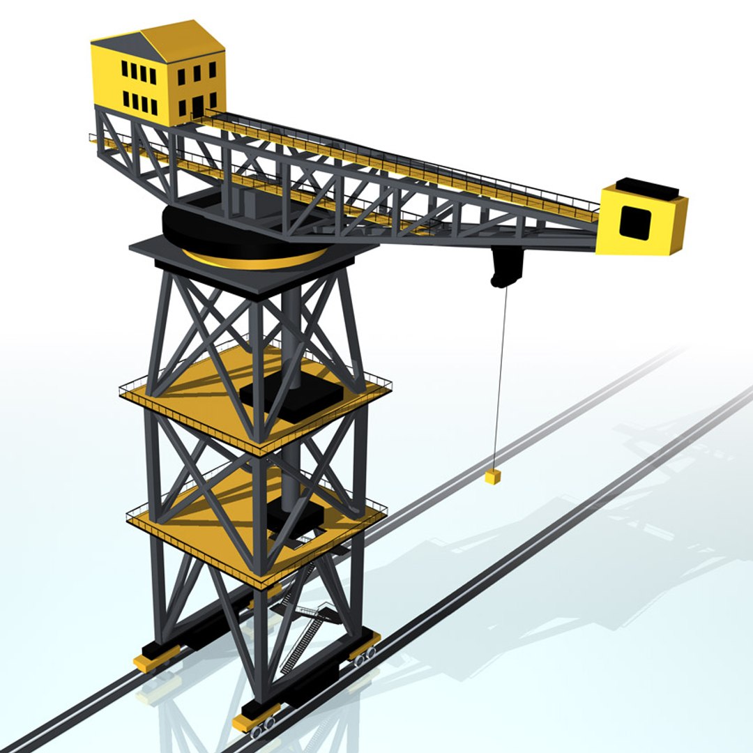 Dockside Crane 3d 3ds
