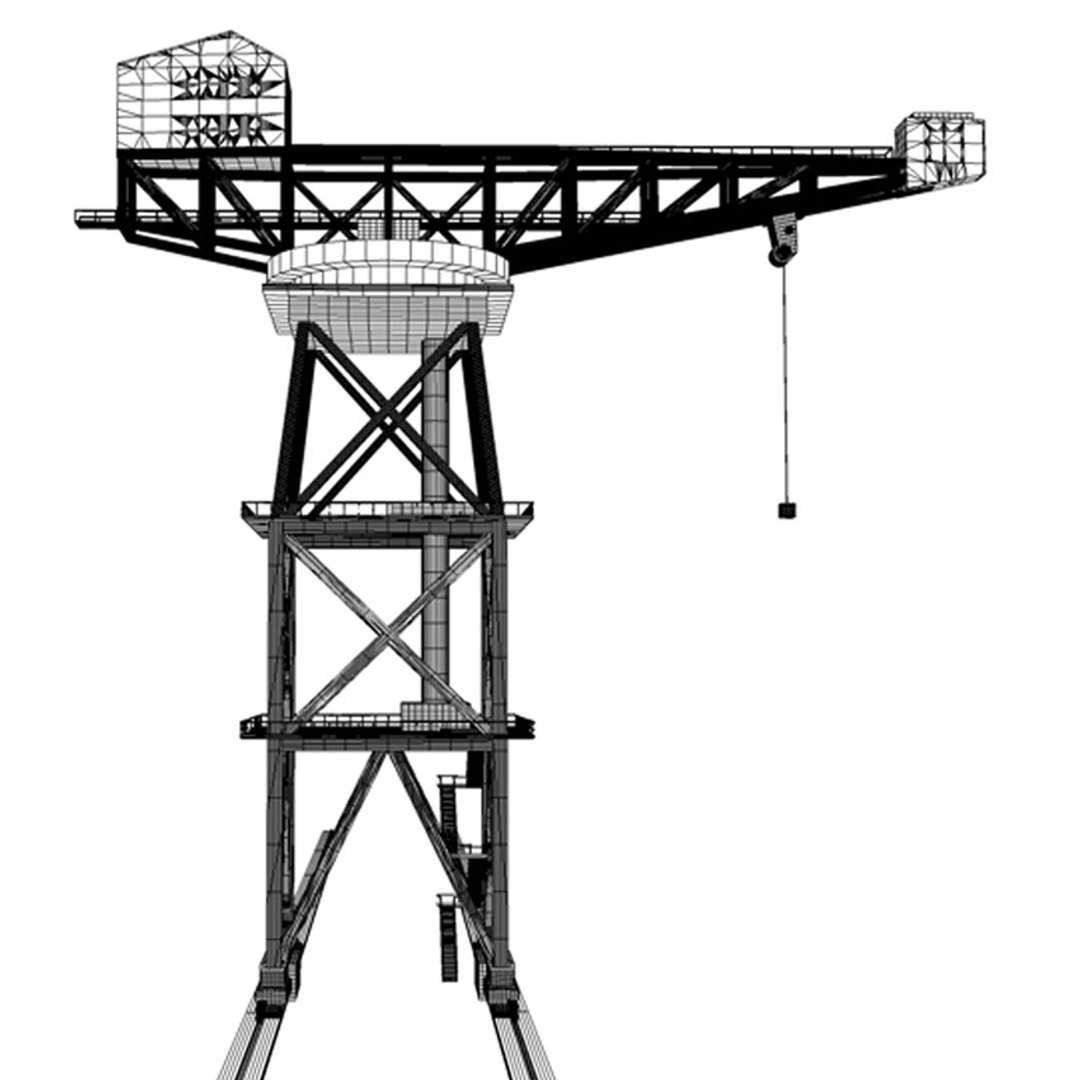 Dockside Crane 3d 3ds