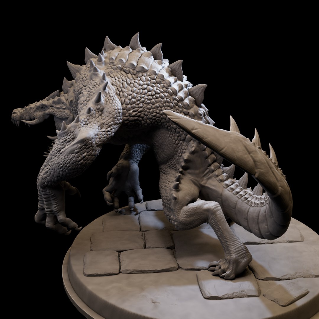 3D Crocodile Mutant 3d Printable Model - TurboSquid 2135624