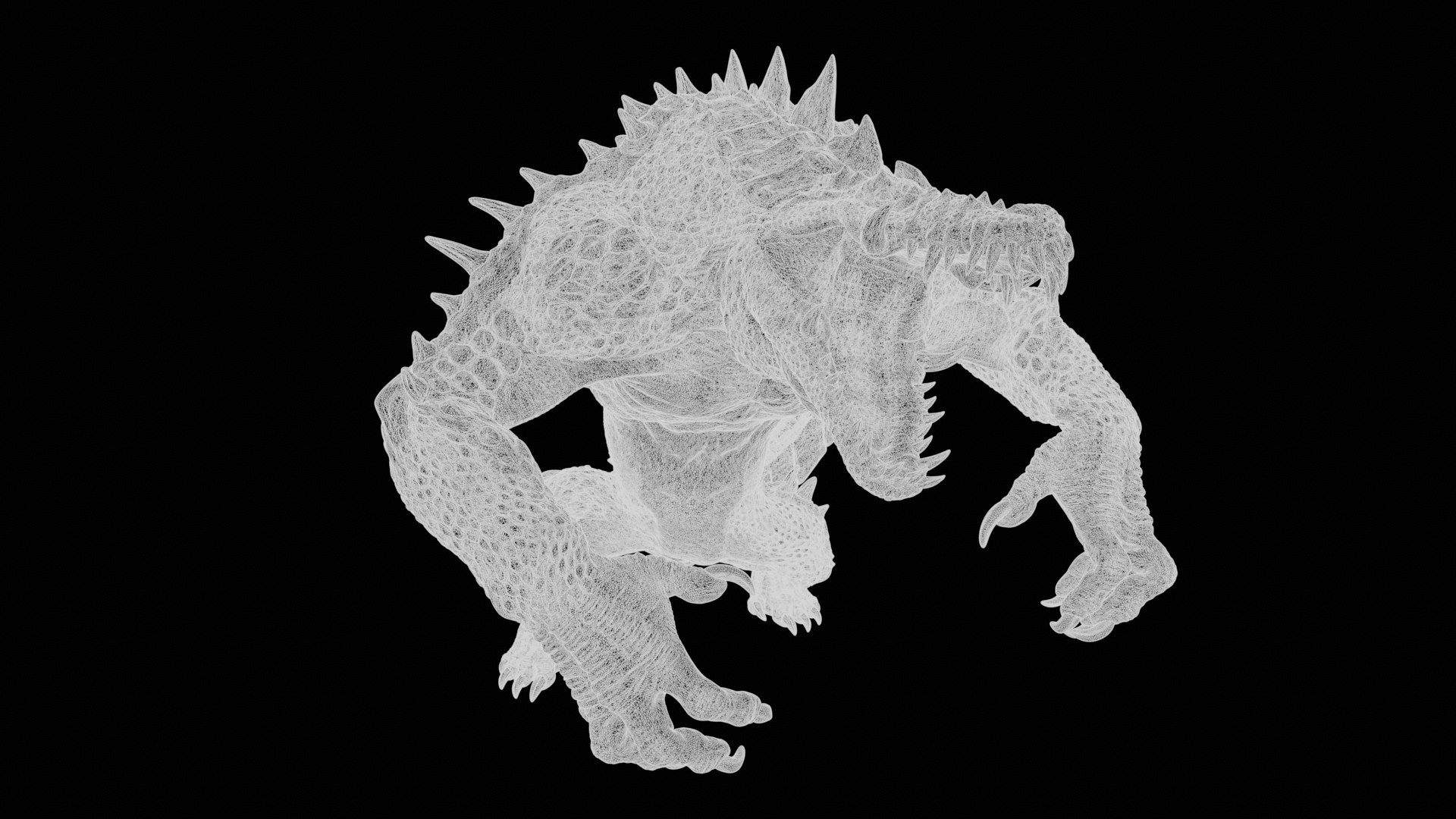 3D Crocodile Mutant 3d Printable Model - TurboSquid 2135624