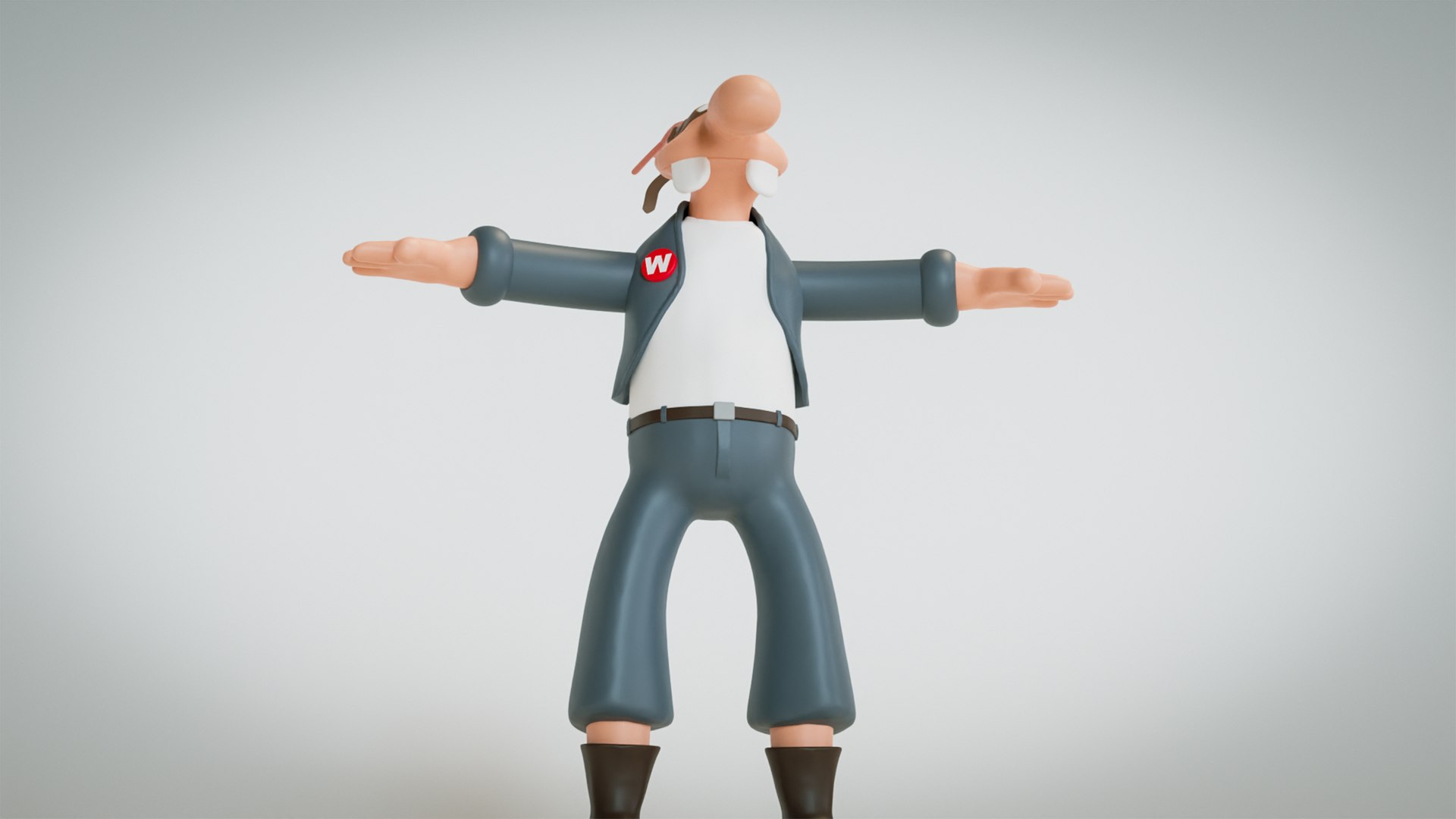 3D Werner Wernersen Comic Book Character Model - TurboSquid 1932794