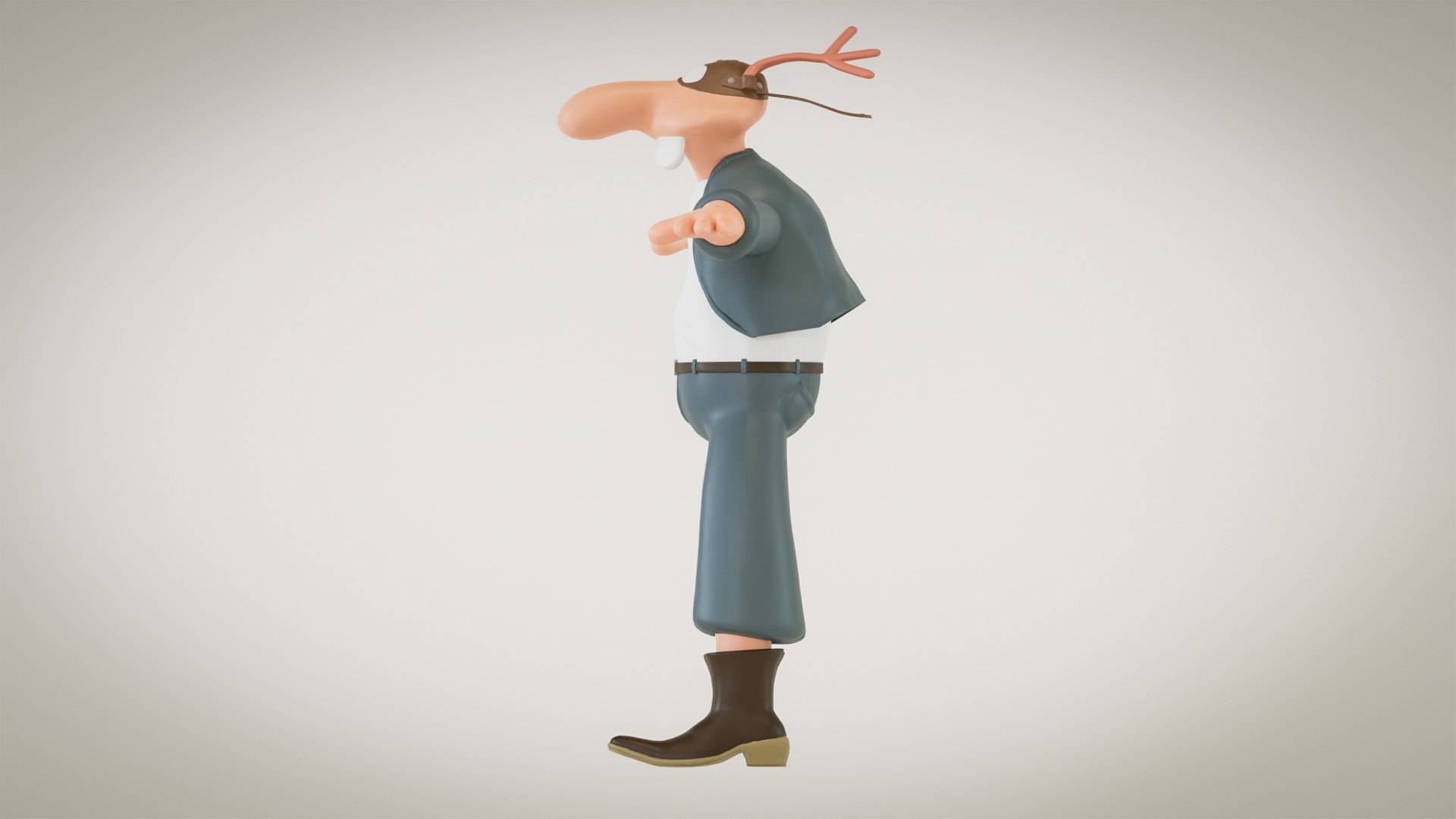3D Werner Wernersen Comic Book Character Model - TurboSquid 1932794