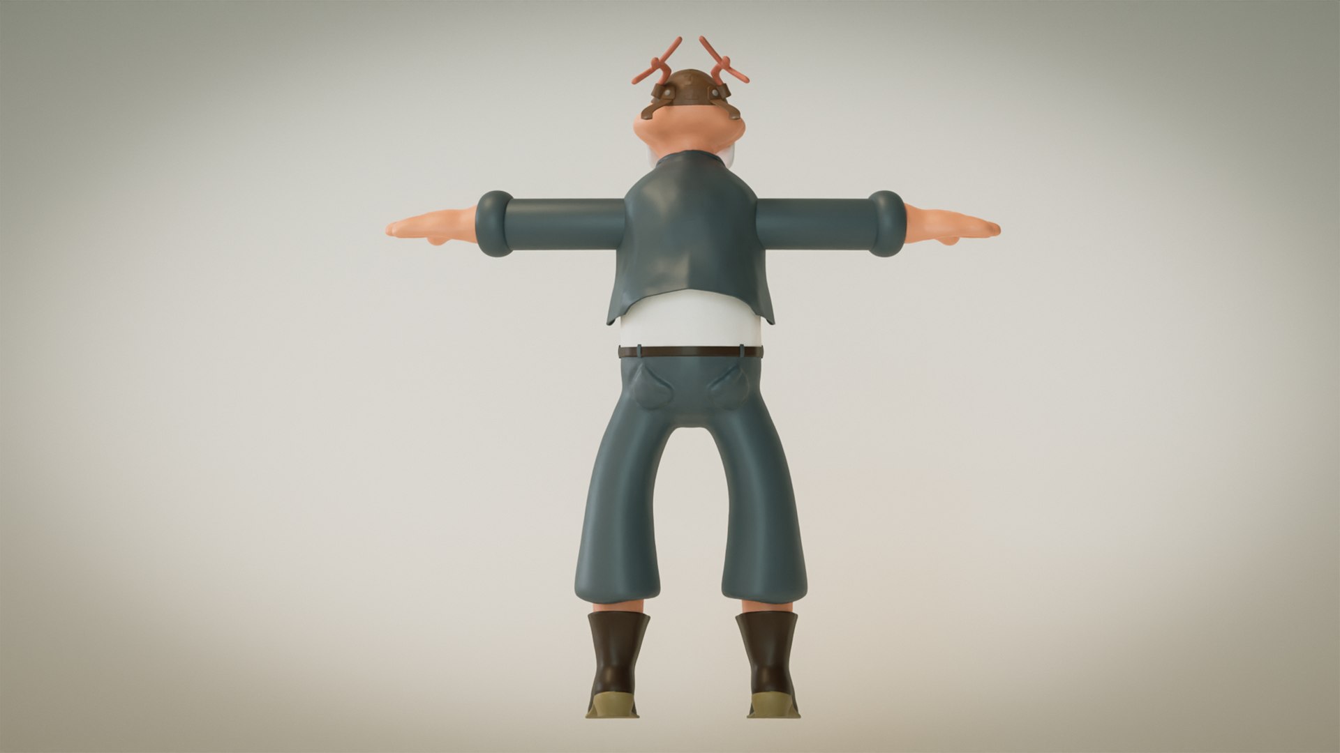 3D Werner Wernersen Comic Book Character Model - TurboSquid 1932794