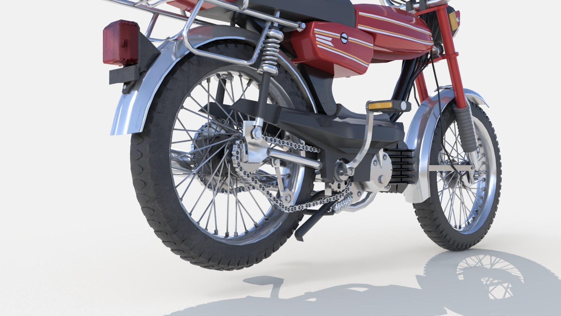 3D Moped Gameready Rigged Model - TurboSquid 2375539
