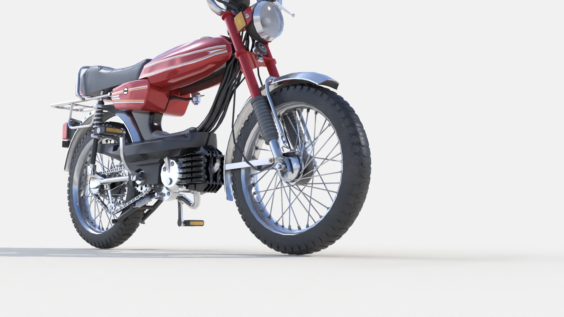 3D Moped Gameready Rigged Model - TurboSquid 2375539