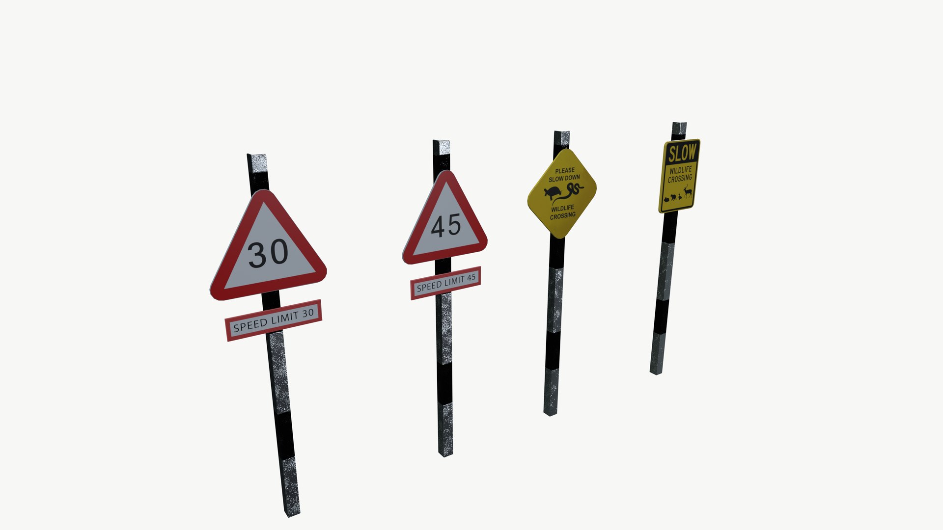 Sign Boards Model - TurboSquid 2293385