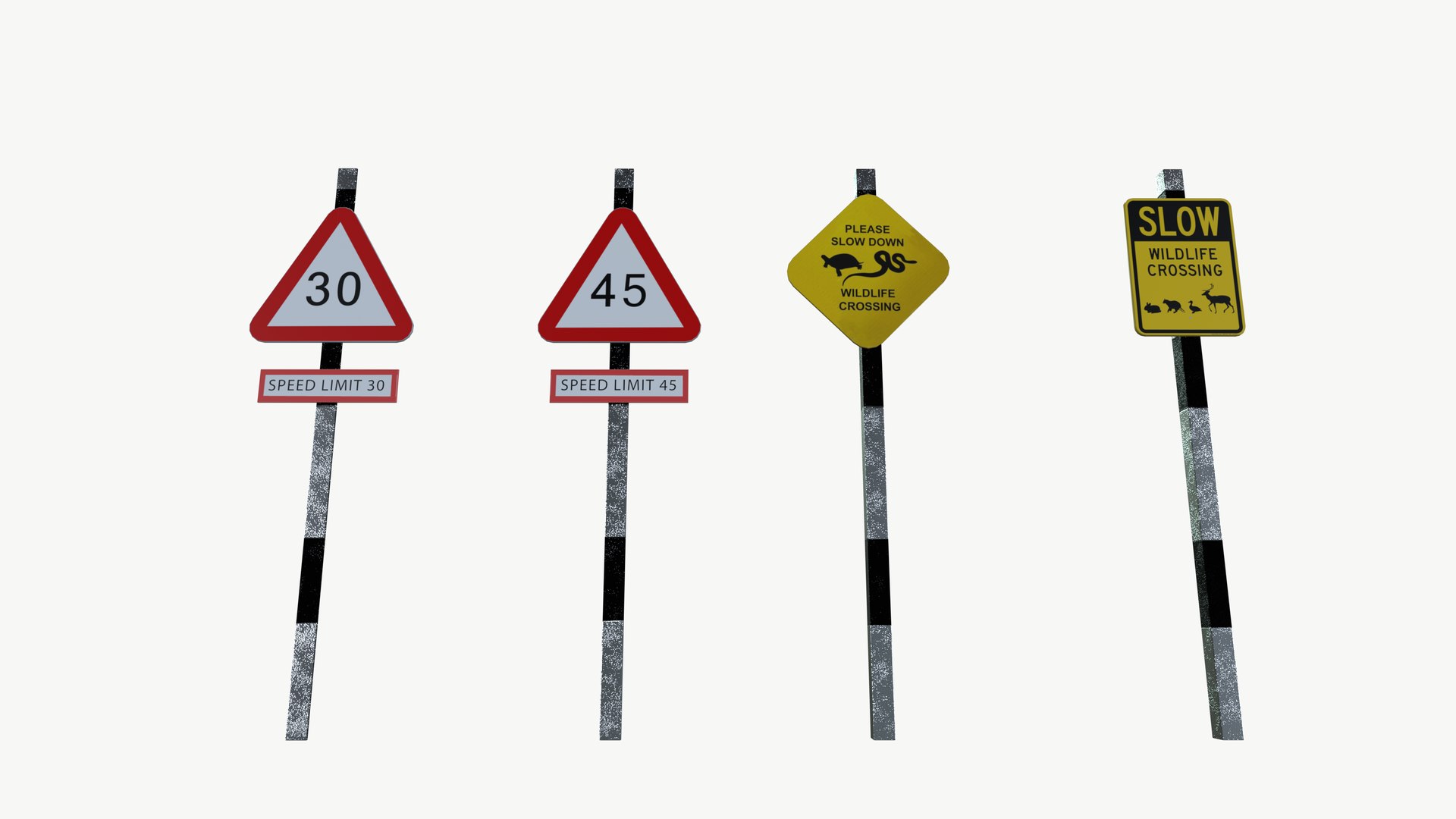 Sign Boards Model - TurboSquid 2293385