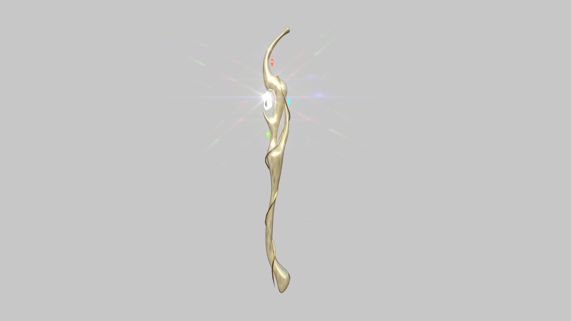 Fantasy Mage Staff 07 Elemental - Medieval Weapon 3D Model - TurboSquid ...