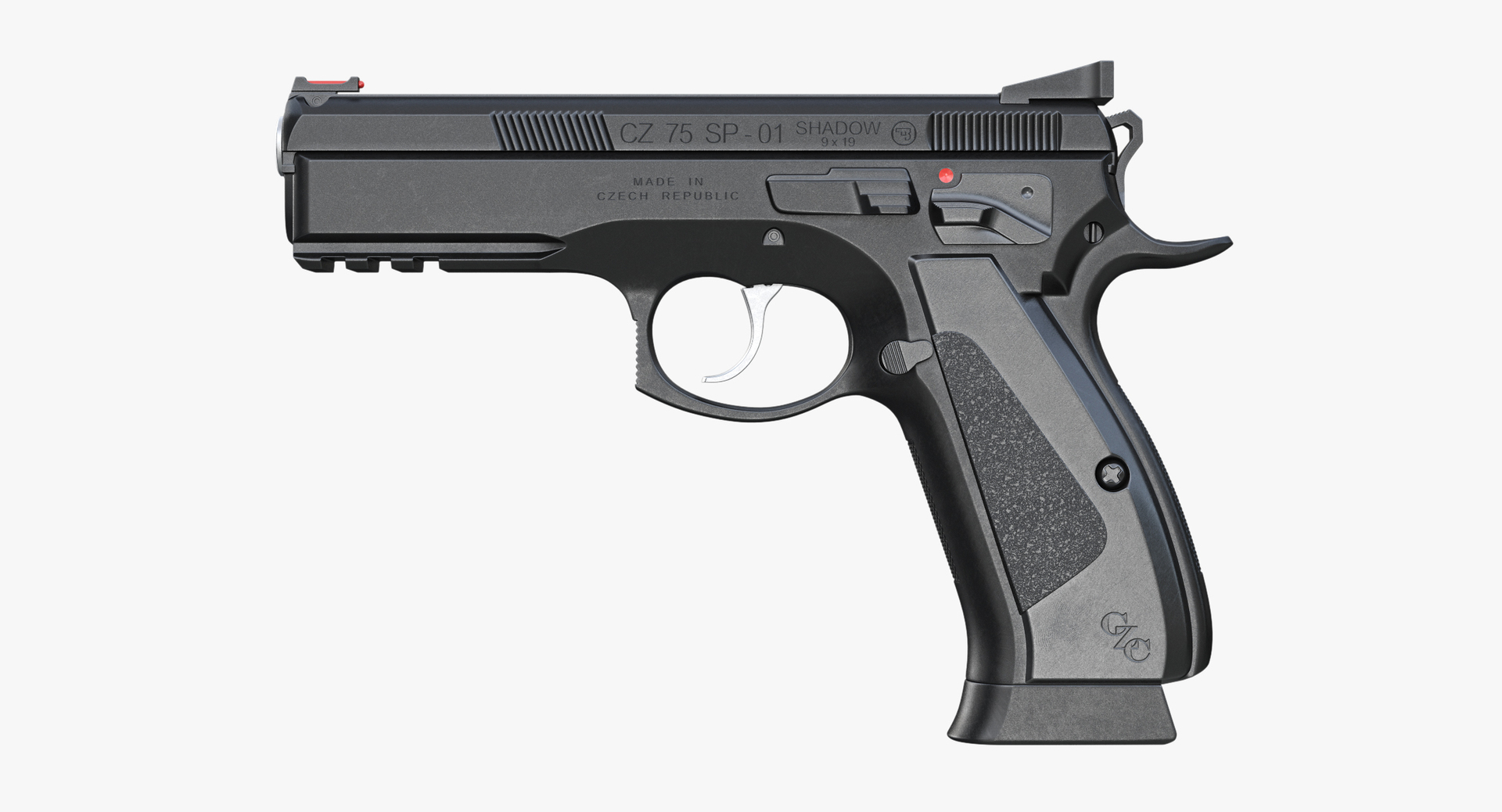 Gun Cz 75 Sp-01 3d Model