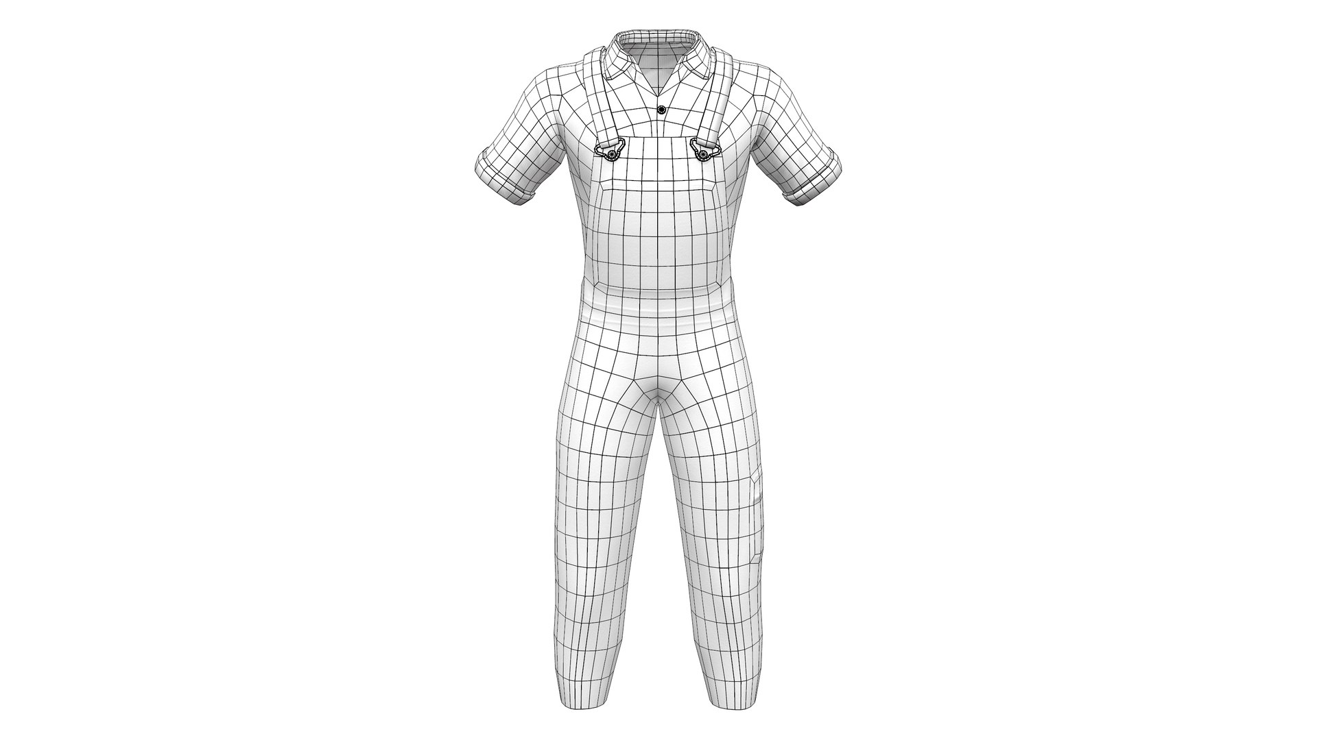 Farmer Suit 3D Model - TurboSquid 1965663