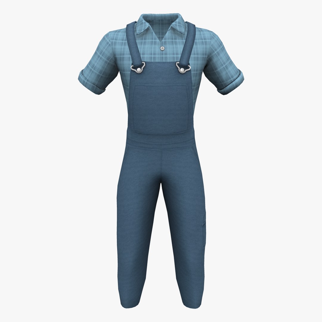 Farmer Suit 3D Model - TurboSquid 1965663