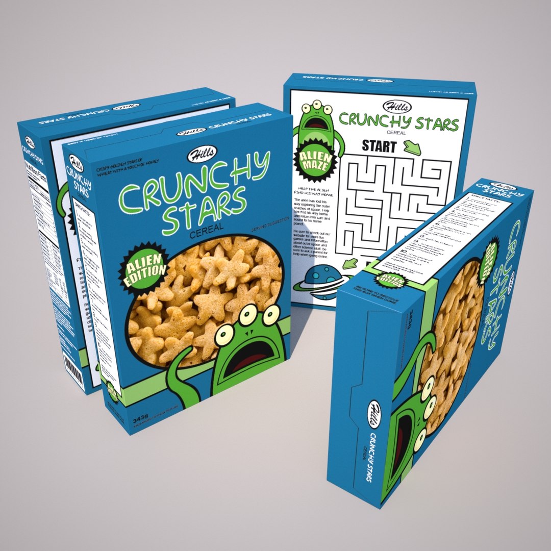 Fbx Generic Cereal Boxes