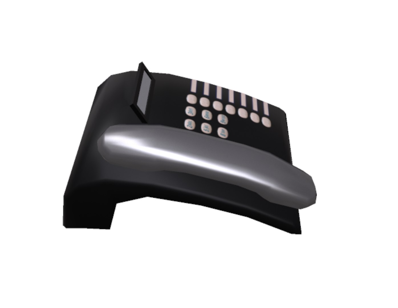 Simple Telephone 3D Model - TurboSquid 1483921