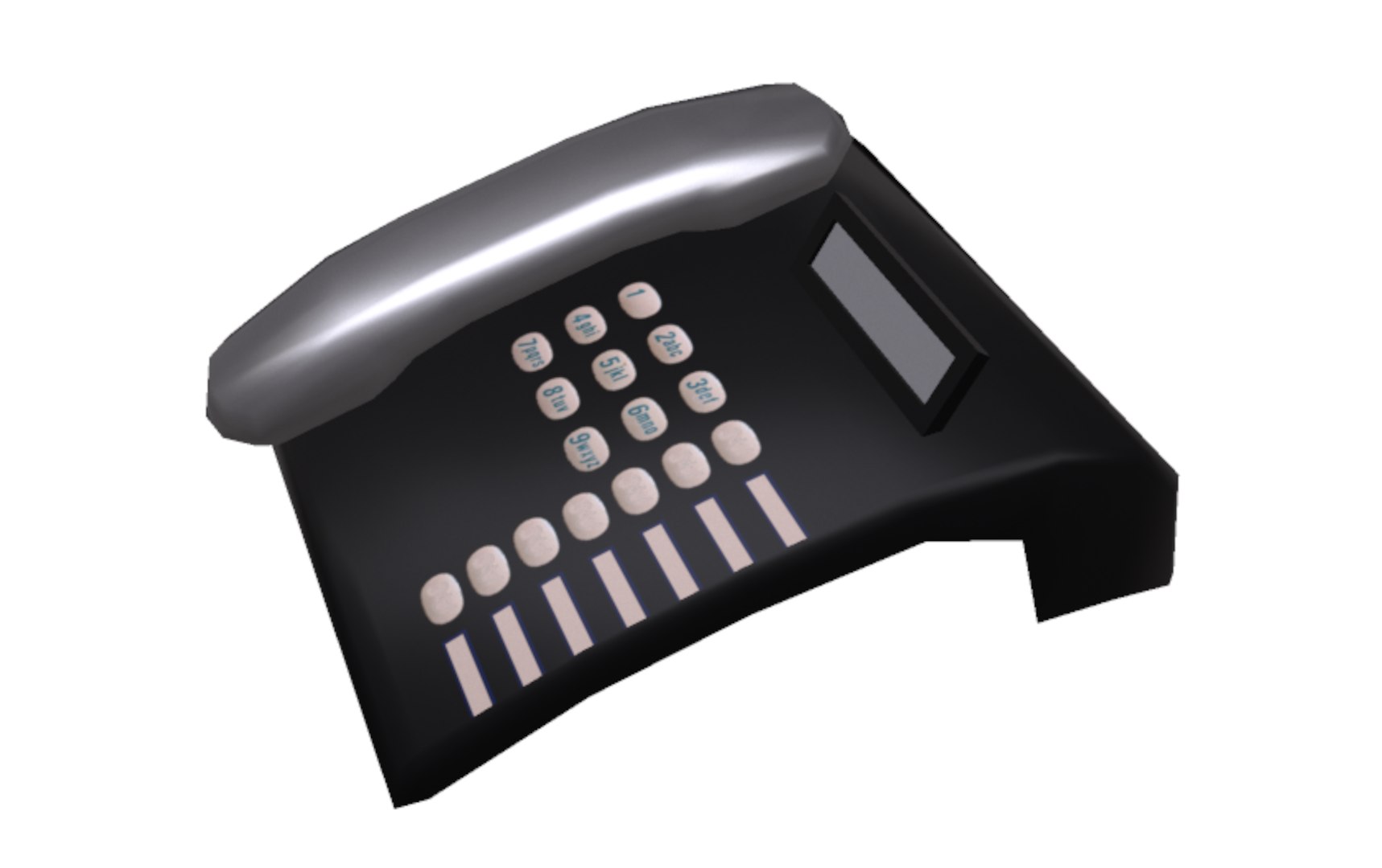 Simple Telephone 3D Model - TurboSquid 1483921