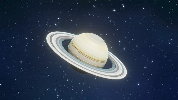 Planeta estilizado Saturno modelo 3D texturas 2k 4k 8k Modelo 3D ...