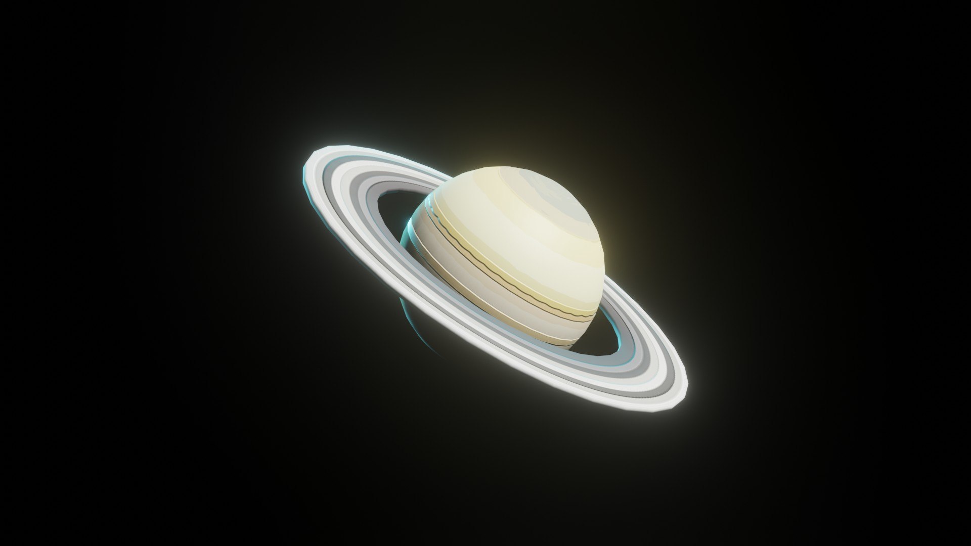 Stylized Planet Saturn 3D Model 2k 4k 8k Textures 3D Model - TurboSquid ...