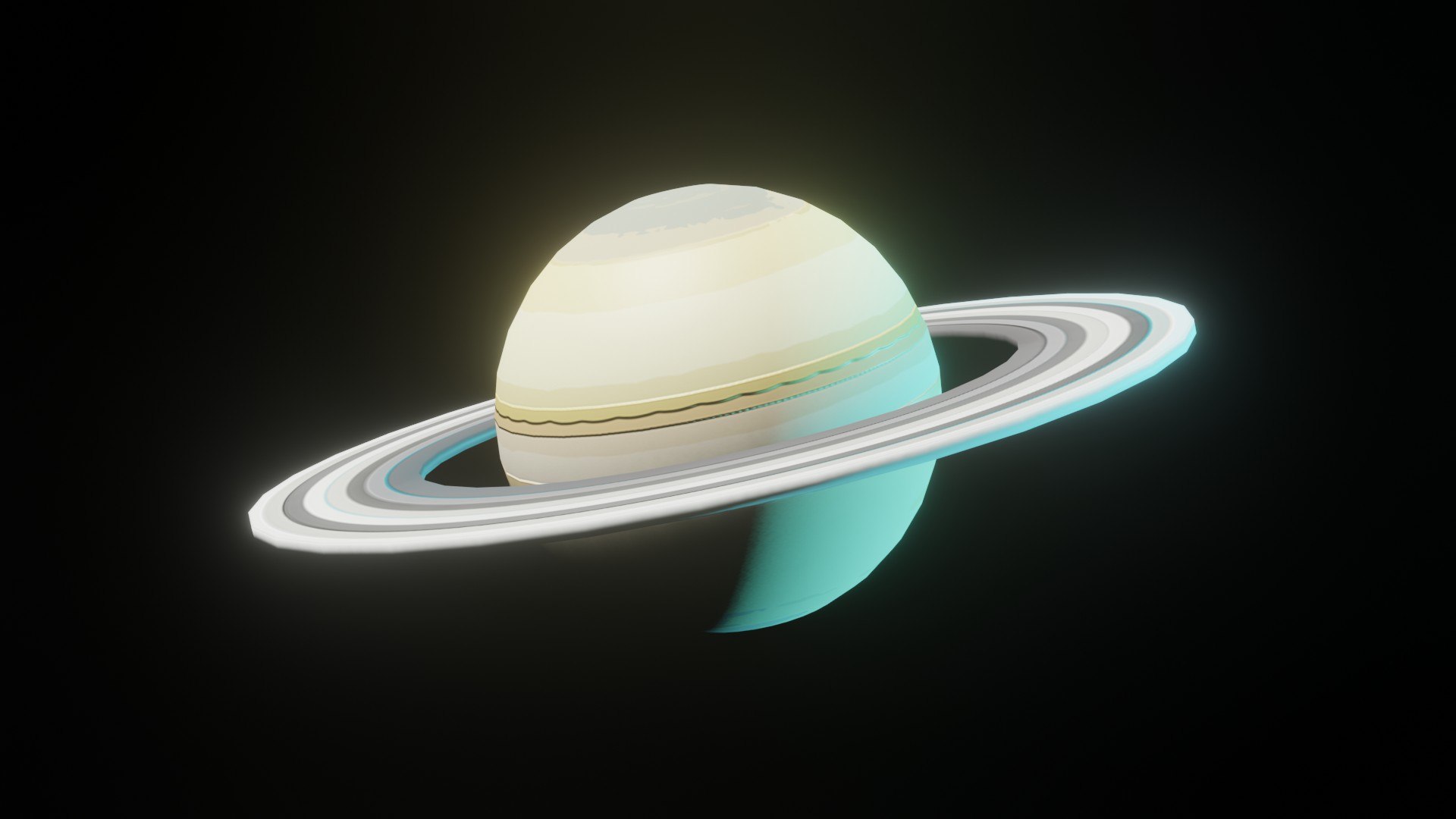 Stylized Planet Saturn 3D Model 2k 4k 8k Textures 3D Model - TurboSquid ...