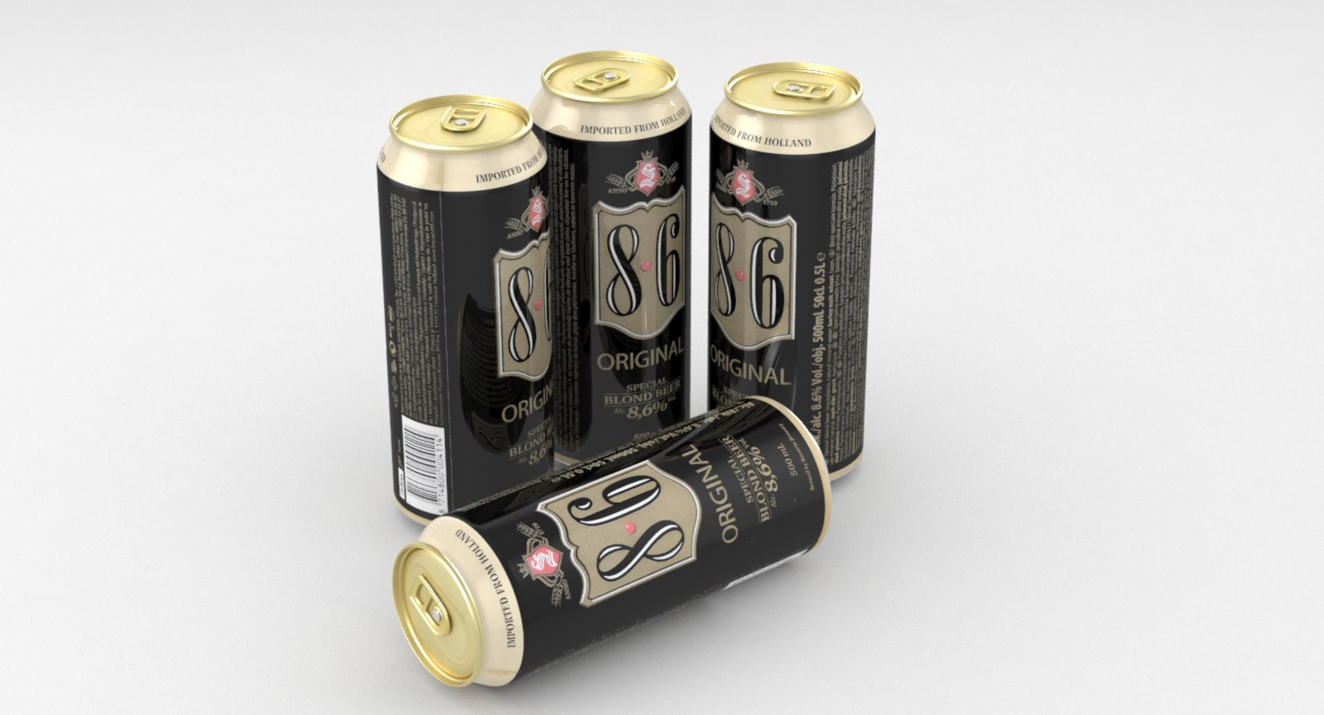 Beer Bavaria 86 3D - TurboSquid 1161345